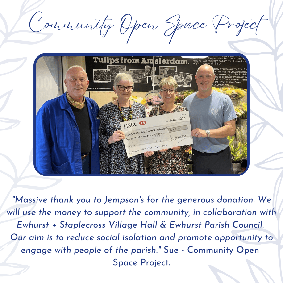 Jempson Foundation Donation! – Jempsons