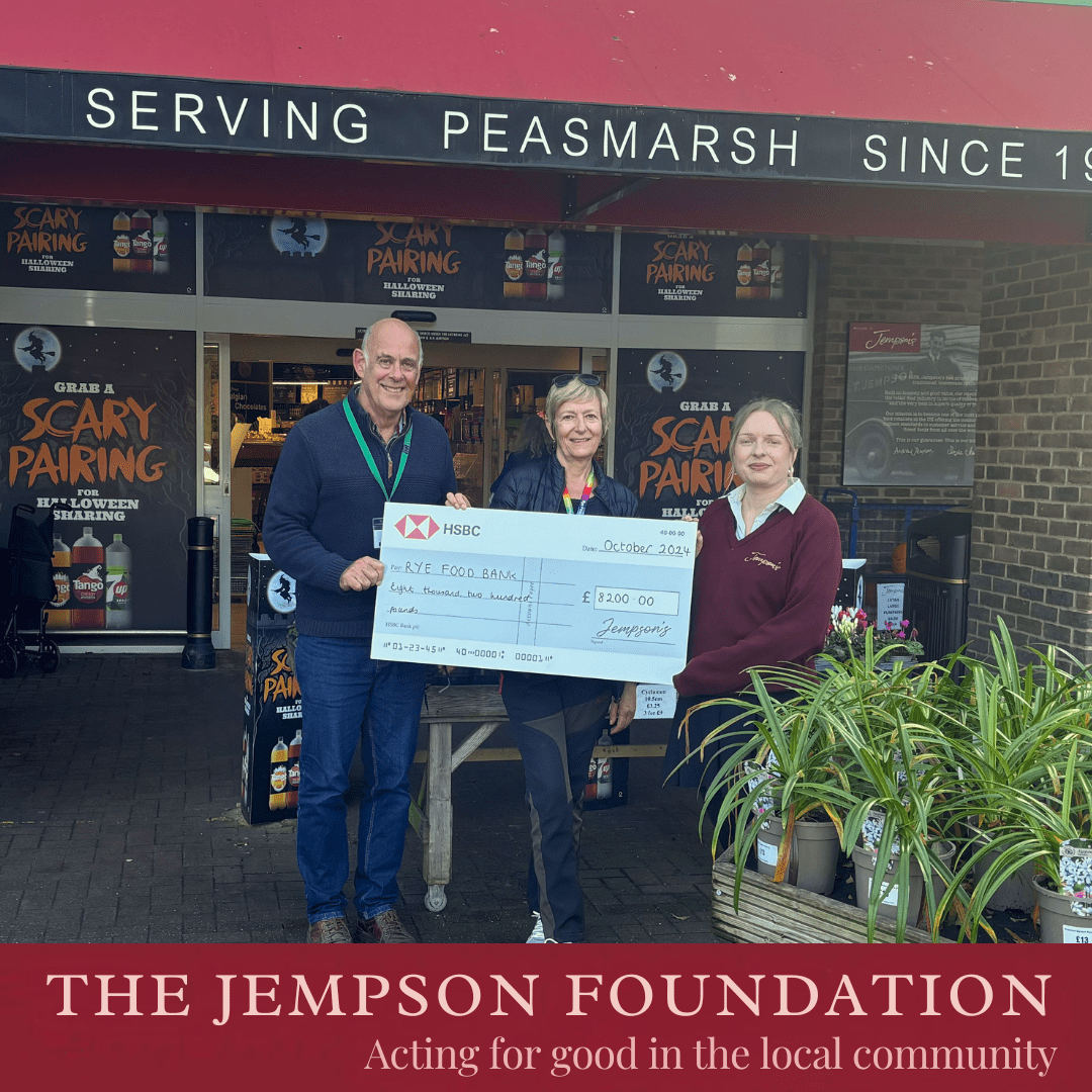 We’re excited to share another wonderful donation! – Jempsons
